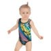 Coral Reef Kids Swimsuit - Golden Fluid Art